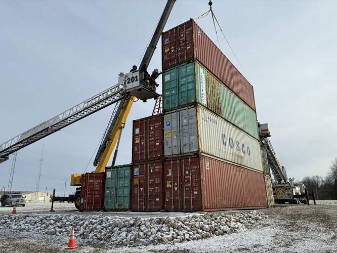 New Cass County live fire training tower begins to take shape | News ...