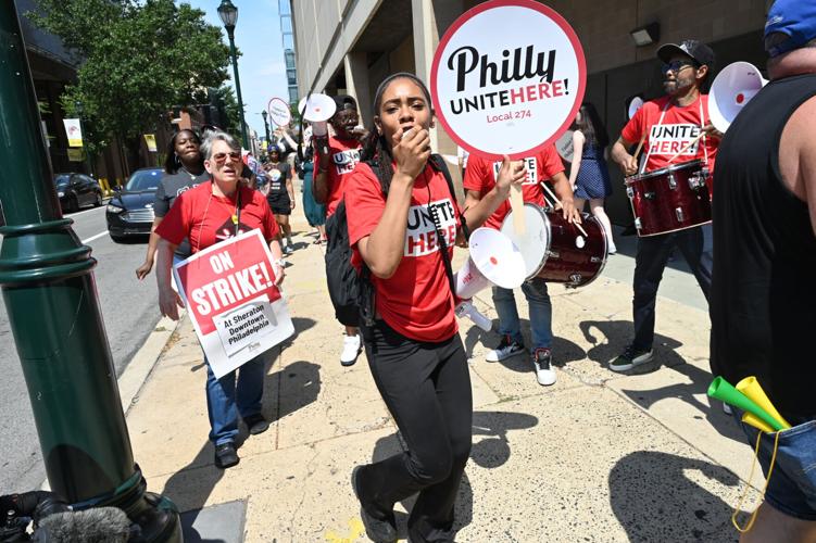 Sheraton workers walk off jobs, with visitors in Philadelphia for World ...