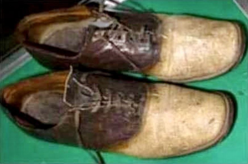 White people actually made shoes from the skin of dead Black people ...