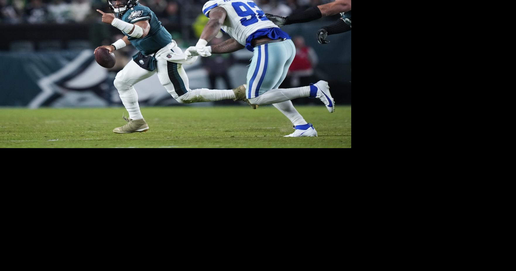 Eagles stand strong as best in NFL even as Jalen Hurts stands in pain ...