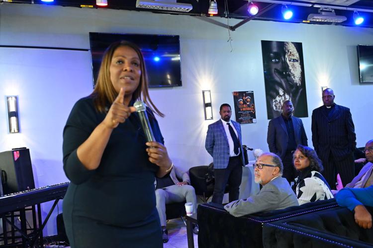 New York Attorney General Letitia James rallies with Philly's Black ...