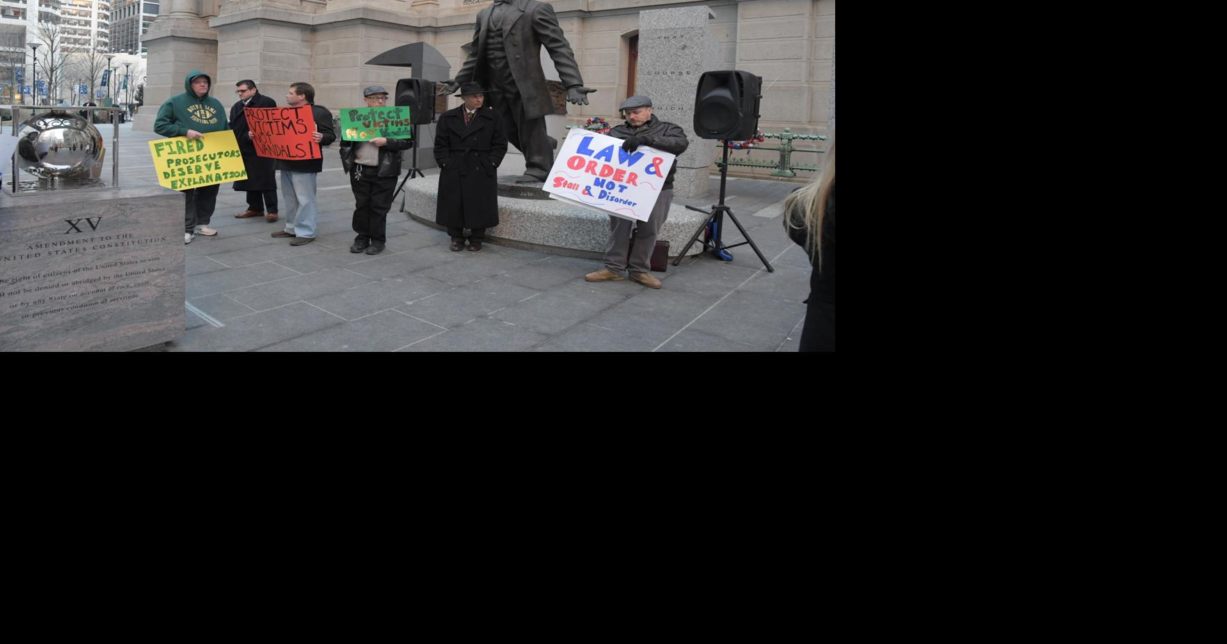 Philly GOP targets D.A. in protest outside his office | News ...