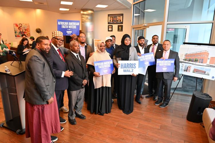 Black Muslim leaders rally for Harris in Philadelphia | Local News ...