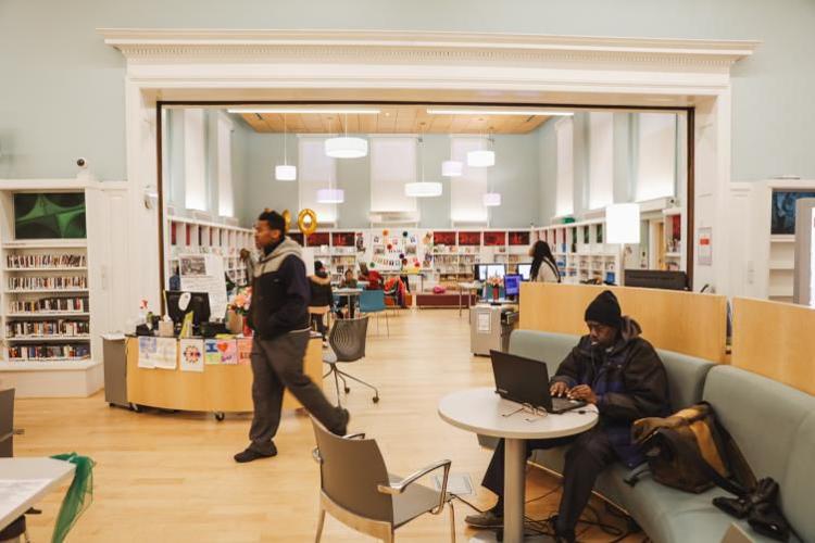 At rejuvenated Logan Library, room for the noisy joy of teenage kicks ...
