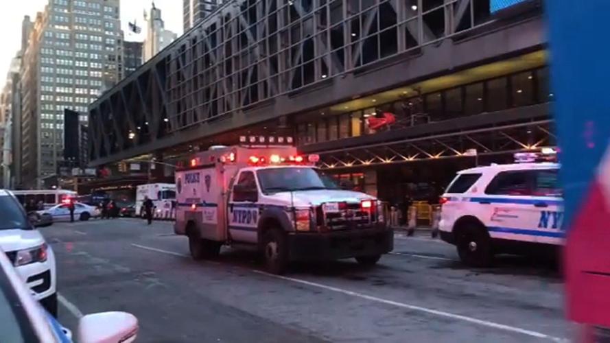Several hurt when bomb strapped to man explodes in NY subway | News ...