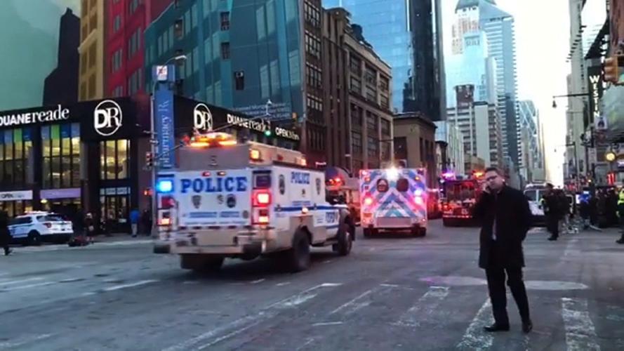 Several hurt when bomb strapped to man explodes in NY subway | News ...