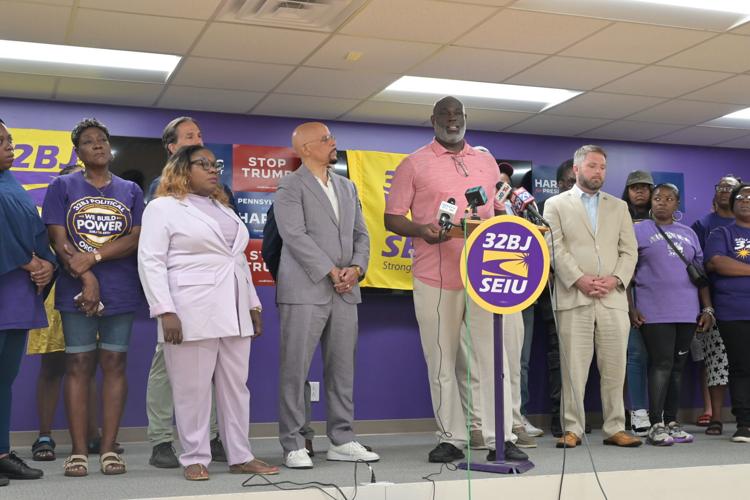 Philly SEIU members denounce Trump's words at Black journalists ...