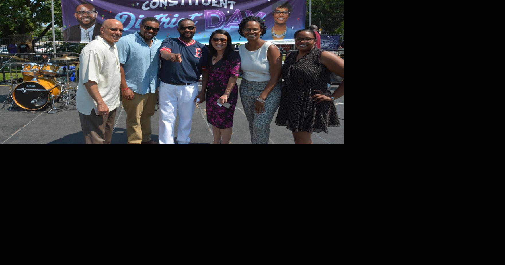 Councilman Curtis Jones, Jr., State Rep. Morgan Cephas celebrate ...