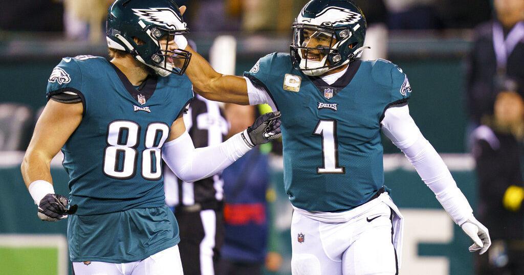 Eagles path to rebuilding a little tougher with Goedert injury | Sports ...