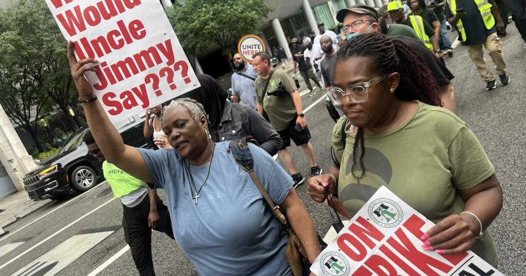 Philadelphia workers union goes on strike; Mayor Parker says city is ...