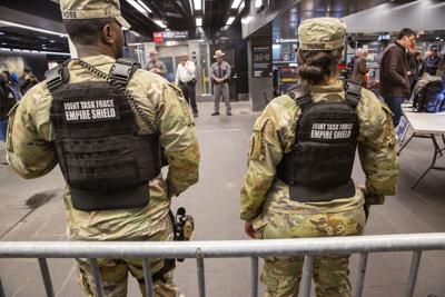 Armed troops on the New York city subways is not the solution ...