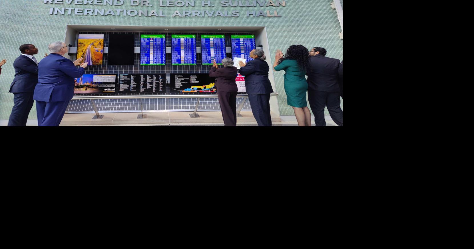 Philadelphia airport names international arrivals hall after Dr. Leon ...