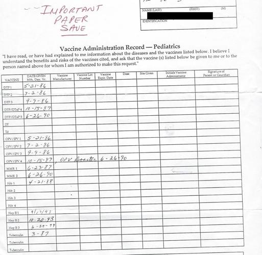 child immunization record philippines