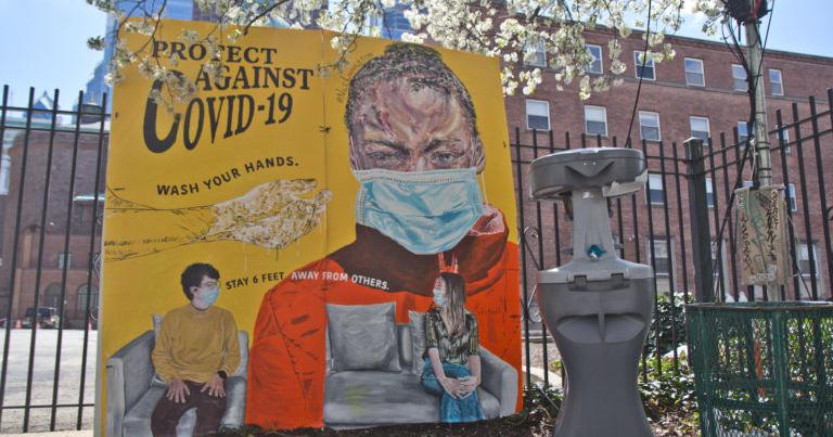 People experiencing homelessness have a place to wash their hands while ...