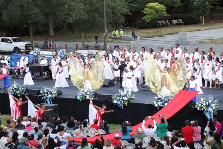 Photos: Free Gospel on Independence concert brings church outside ...