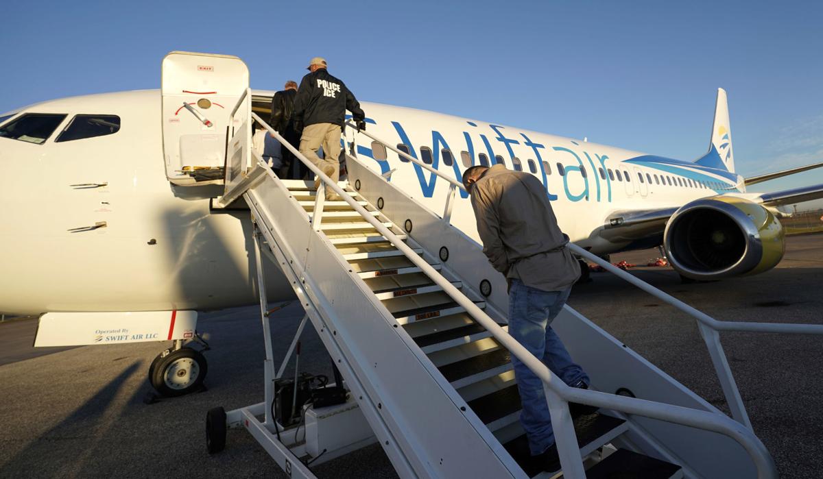 Deported immigrants get their last flight on 'ICE Air' | News ...
