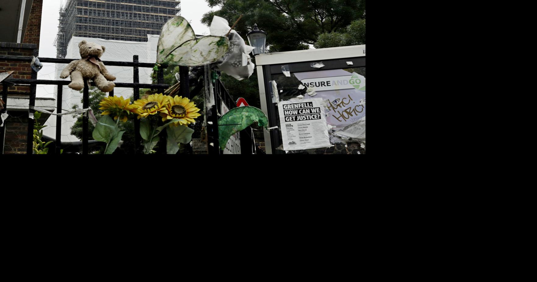 London survivors of high-rise inferno embrace heartfelt tributes | News ...