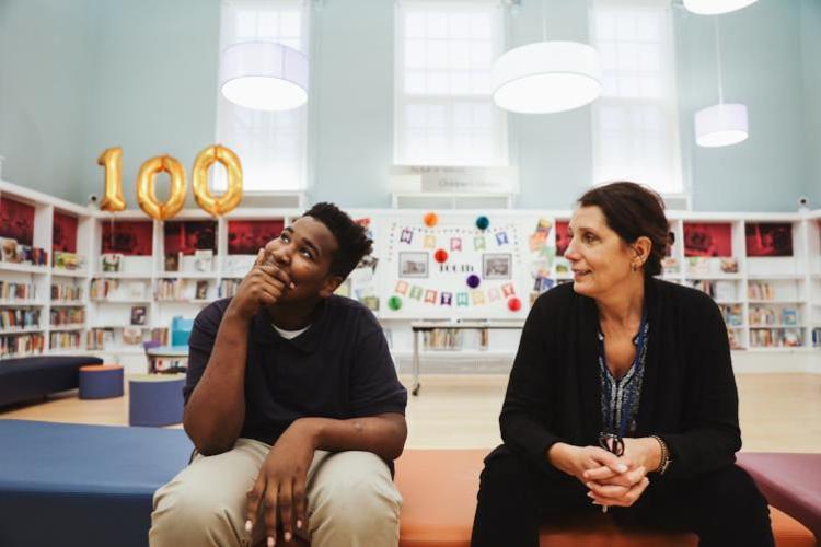 At rejuvenated Logan Library, room for the noisy joy of teenage kicks ...