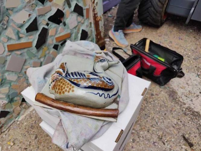 Isaiah Zagar’s iconic Painted Bride mosaic in Philadelphia’s Old City ...