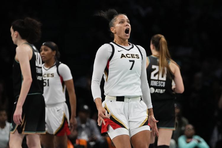 Las Vegas Aces become first repeat WNBA champs in 21 years, beating New ...