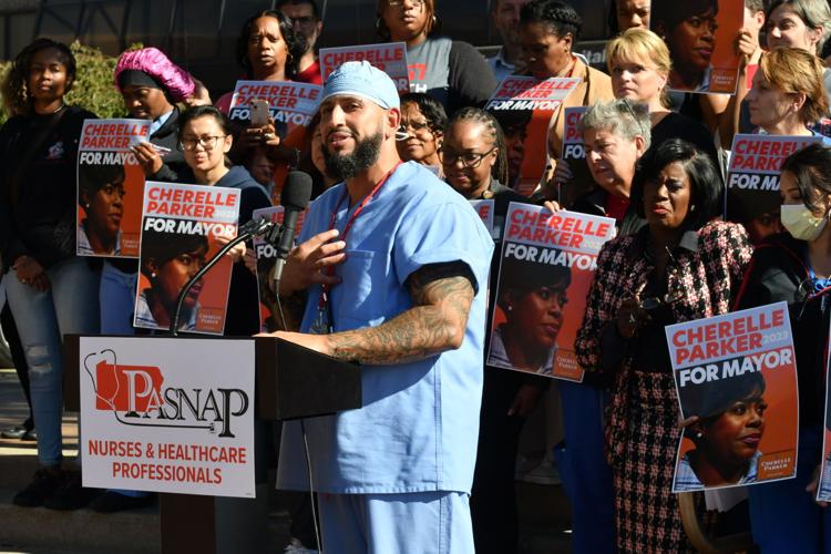Nurses union endorses Parker, hold rally at Temple Hospital ...