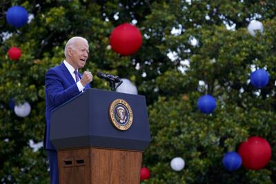 From one July Fourth to the next, a steep slide for Biden | News ...