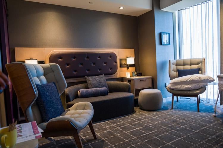 Inside a sleek hotel, new moms find postpartum pampering and sleep ...