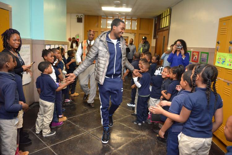 MeeK Mill visits Universal Vare Charter School | Entertainment ...