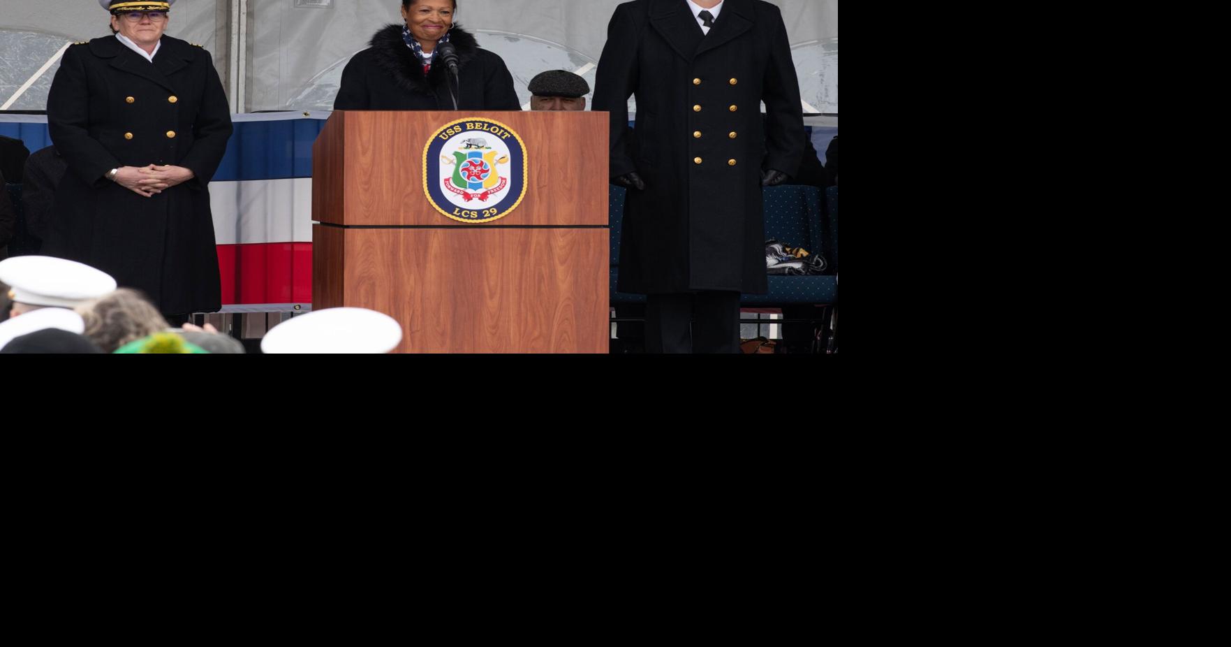 First Black woman major general honored as sponsor for US combat ship ...