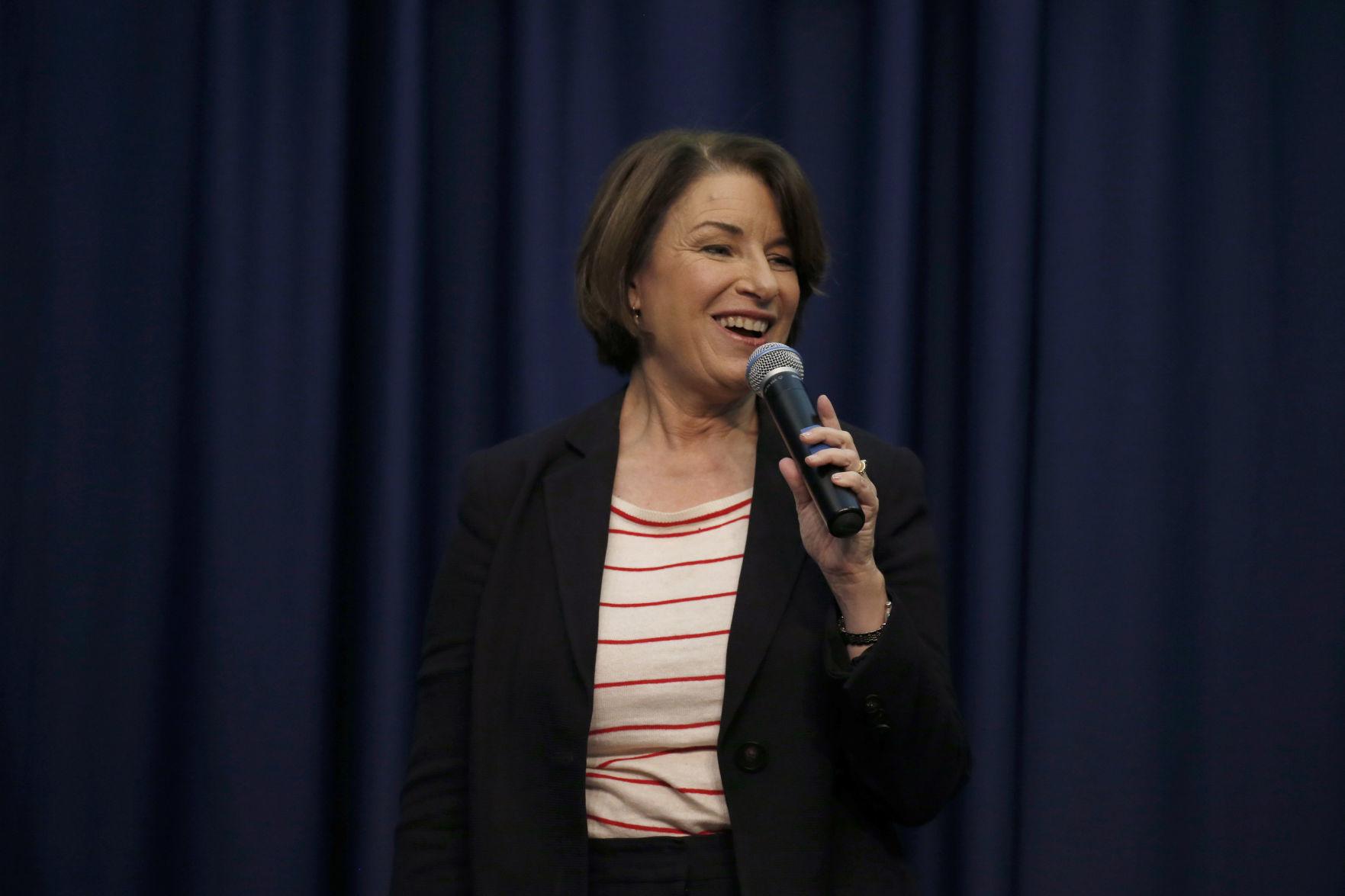 Presidential candidate Amy Klobuchar makes case for female nominee | Elections | phillytrib.com