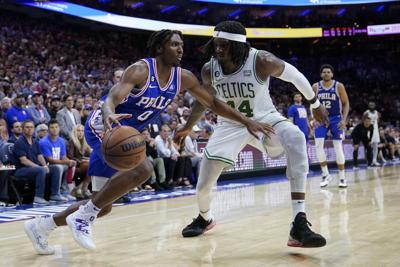 Tatum's 4th quarter 3s push Celtics past 76ers 95-86; force Game 7 | Basketball | phillytrib.com