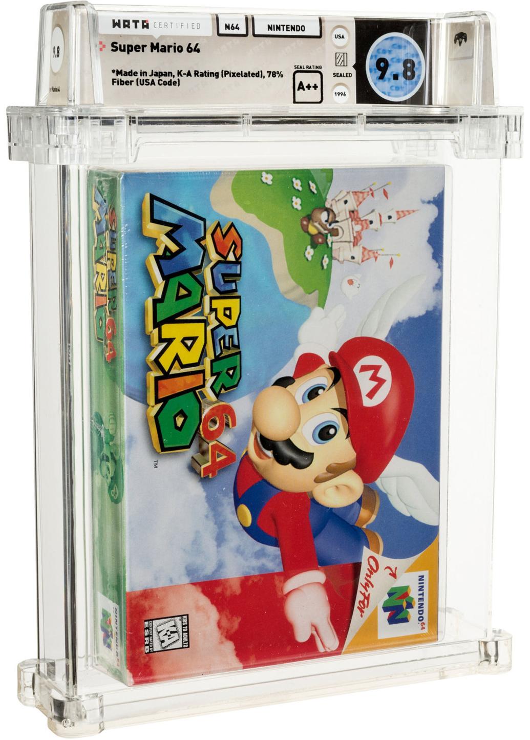A copy of 'Super Mario 64' sold for over $1.5 million, the most ever ...