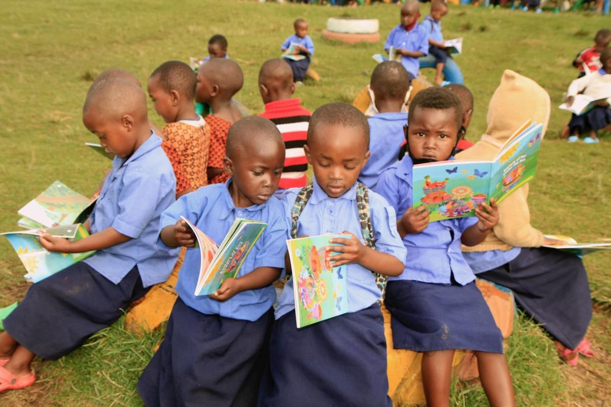 Rwandan preschoolers receive customized picture books, designed by ...