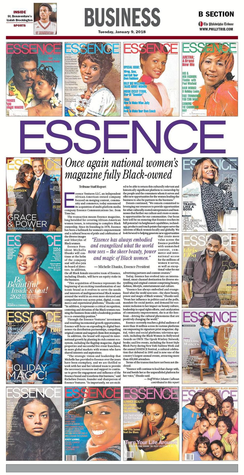 Once again Essence magazine fully Black-owned | Business | phillytrib.com