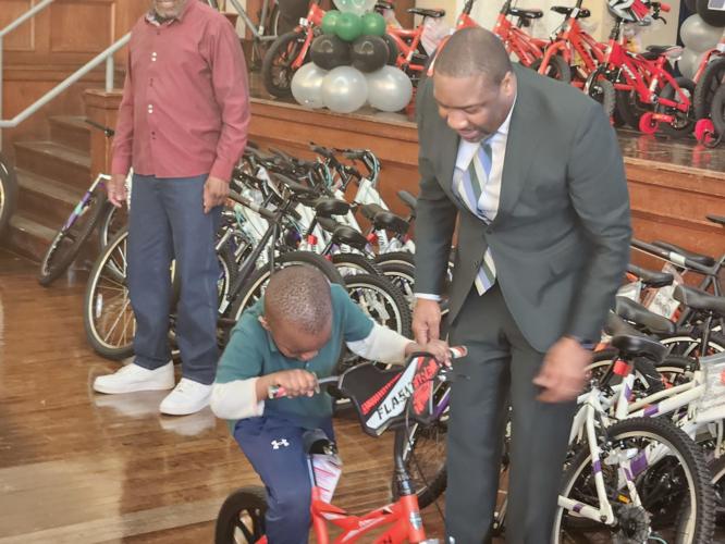 50 McDaniel School students get bikes for perfect attendance | Local ...