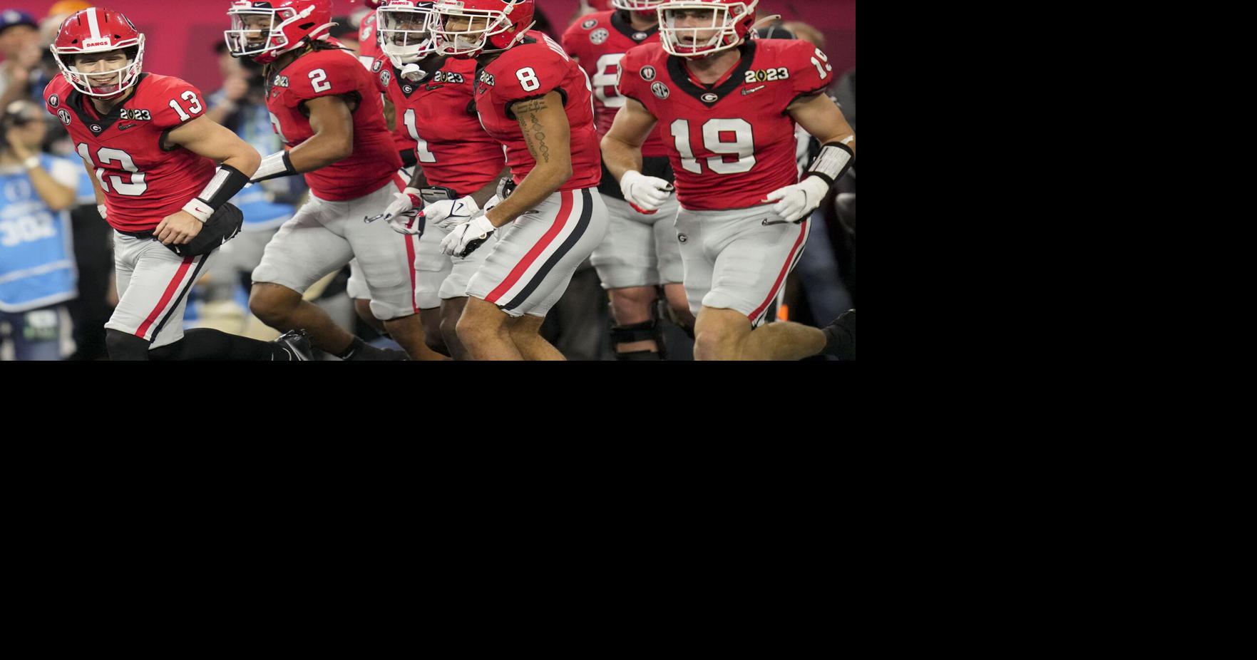 No. 1 Georgia bullies TCU 65-7 to win 2nd consecutive title | Football ...