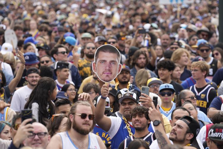 Nuggets celebrate their 1st NBA title with parade through the streets ...
