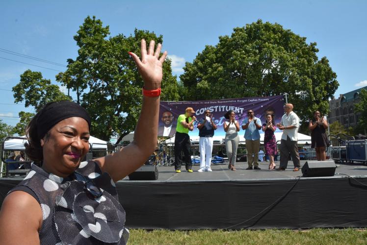 Councilman Curtis Jones, Jr., State Rep. Morgan Cephas celebrate ...