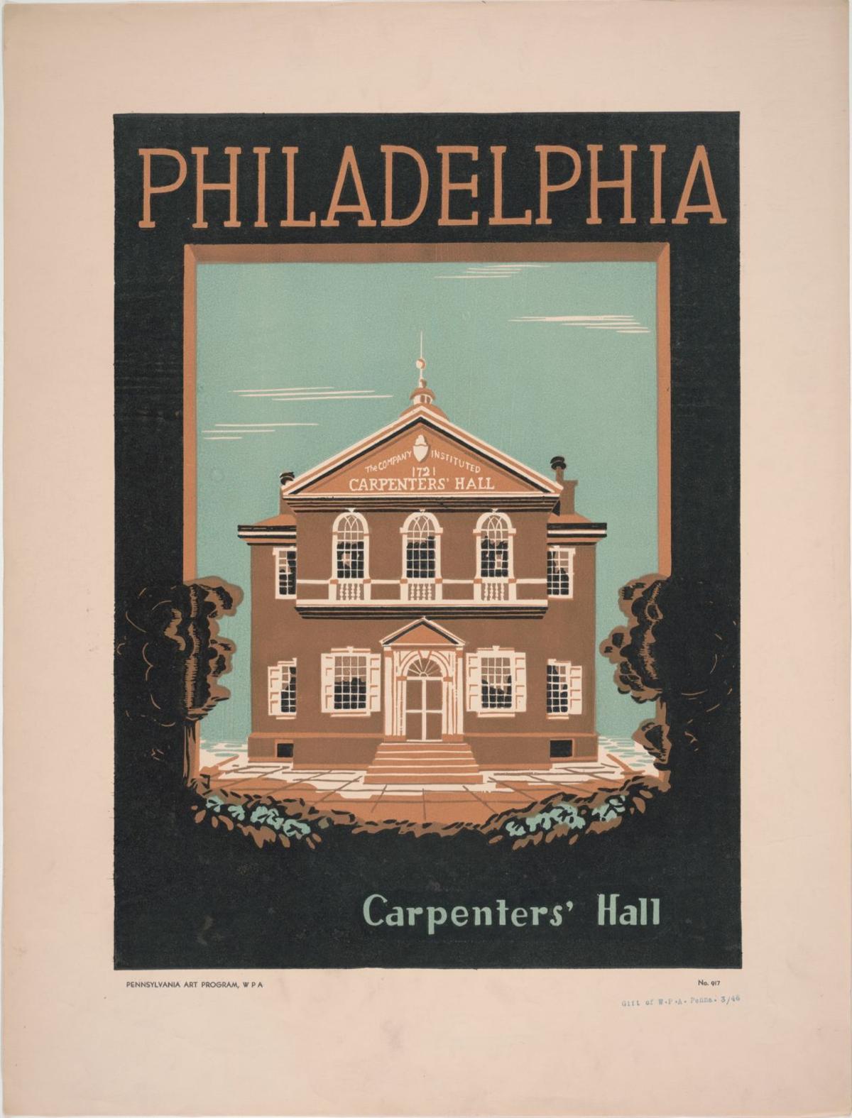 WPA poster art on view at historic Carpenters’ Hall | | phillytrib.com