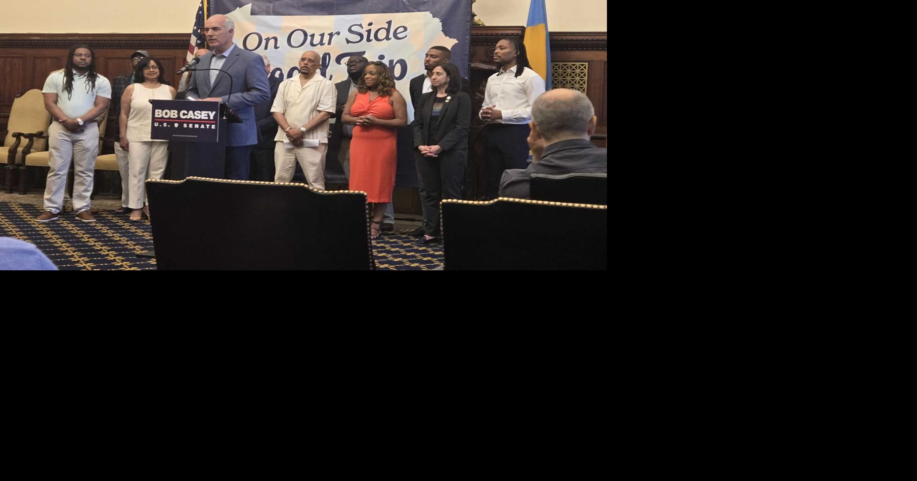 Amid Trump rally in Philly, Casey talks up protecting voters' rights ...