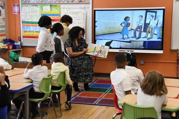 'A Computer Called Katherine' illustrator reads to students | Local ...