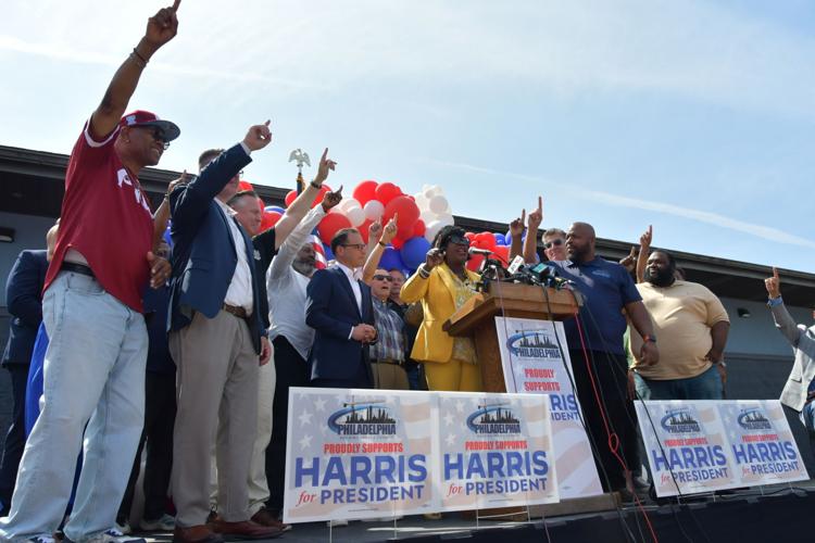 Labor and elected leaders rally in Northeast Philly for Harris and ...