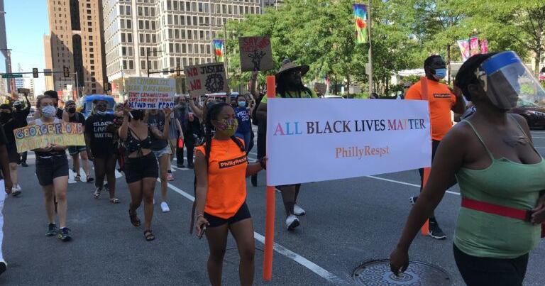 Philly protest marks deaths of Sandra Bland, Breonna Taylor | Local ...