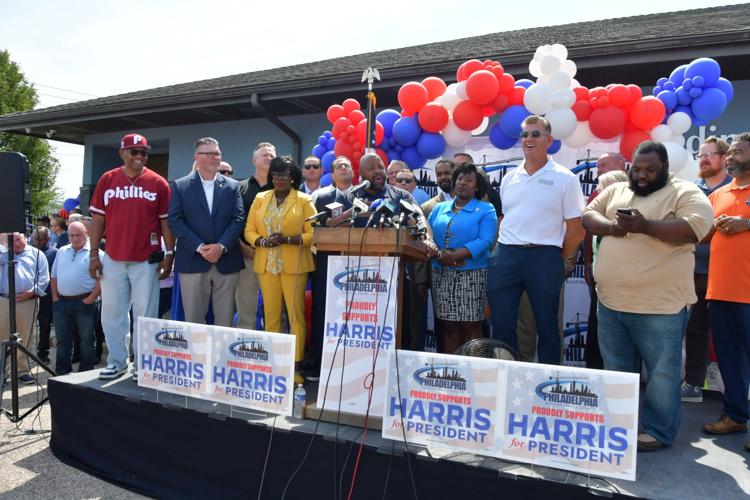 Labor and elected leaders rally in Northeast Philly for Harris and ...