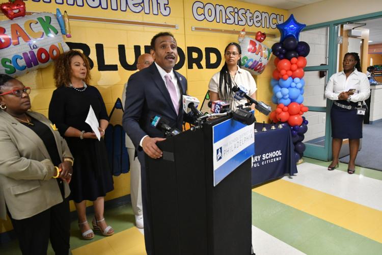 High fives for first day of school | | phillytrib.com