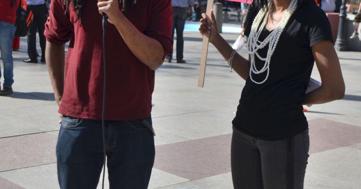 People share their stories at anti-street harassment rally | Metros ...