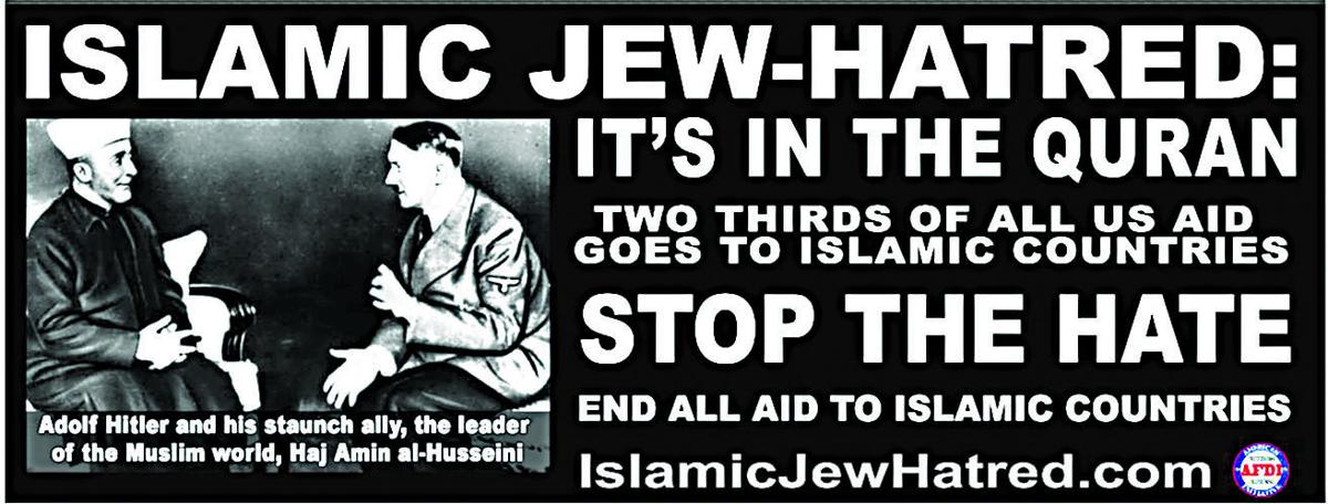Uproar over ads linking Hitler, Muslims continues | State & Region ...