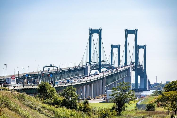 Major work starts to re-deck the northbound span of the Delaware ...