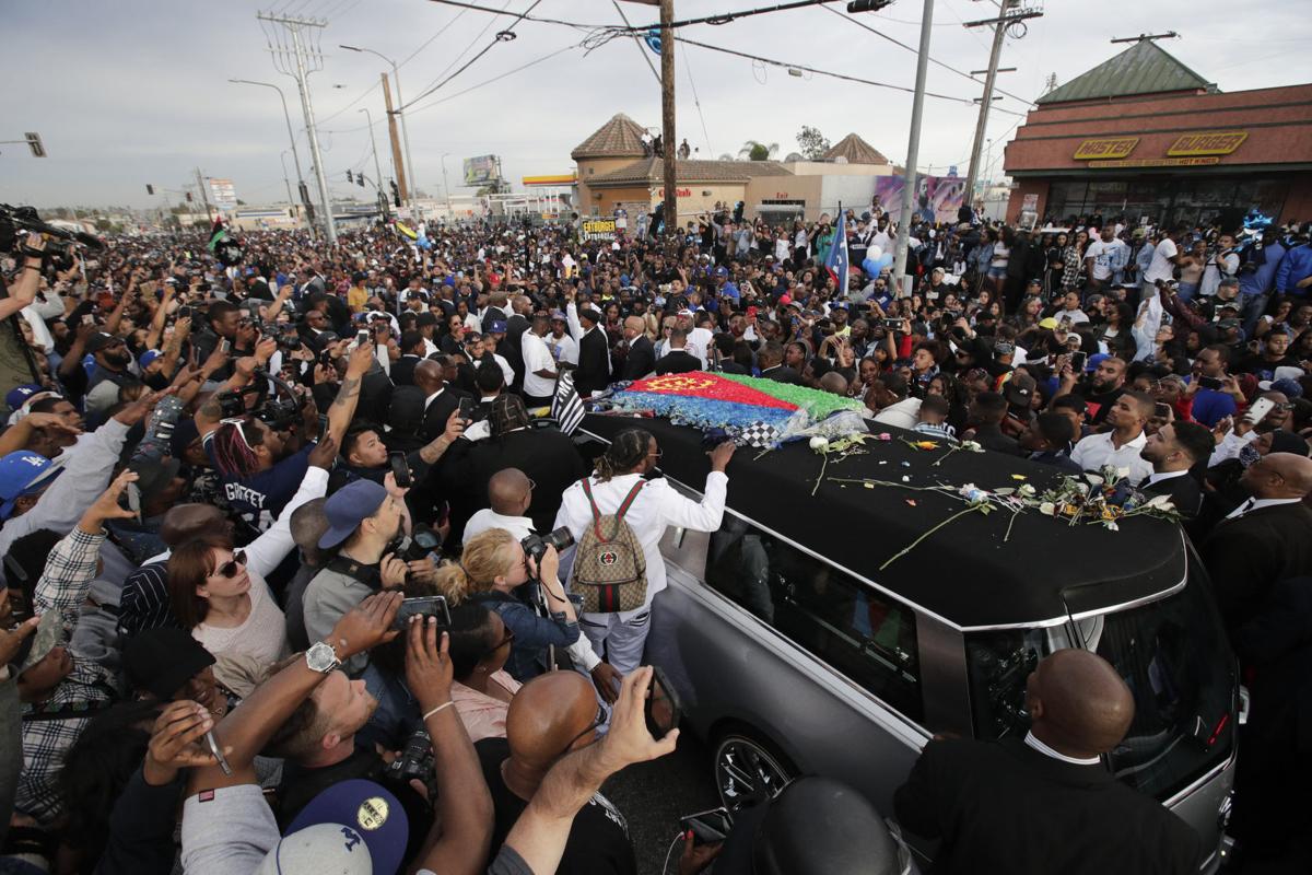Photos: Thousands gather to remember Nipsey Hussle | Across America ...