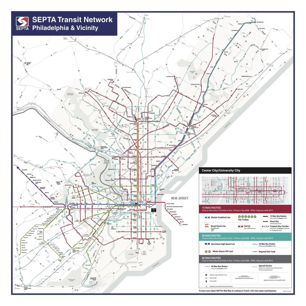 SEPTA gets bold with new transit map | Local News | phillytrib.com